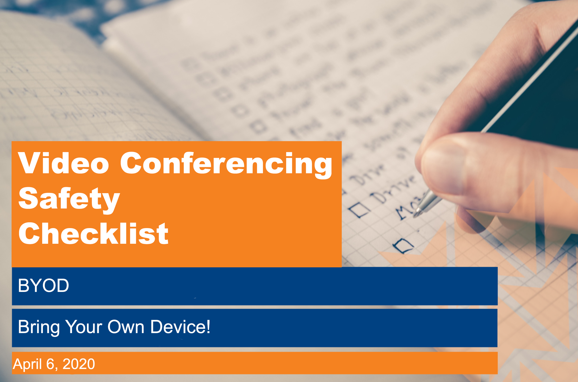 Video Conferencing Safety Checklist - Copeland Technology Solutions